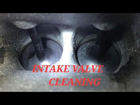 INTAKE VALVE CLEANING - YouTube