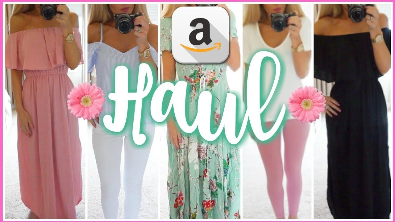 AFFORDABLE SPRING AMAZON CLOTHING HAUL 🌸 - YouTube