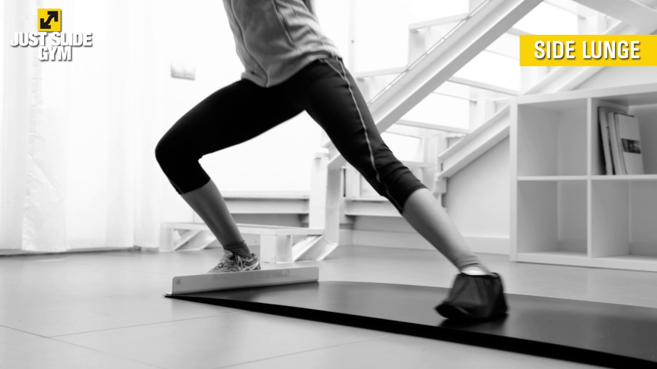 Just Slide Gym - Exercise 07 Side Lunge - YouTube