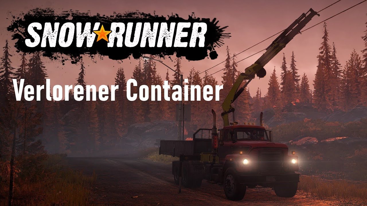 SnowRunner - Black River | Verlorener Container [Gameplay/Walkthrough ...