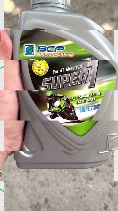 Sonaimex | Nhớt xe số BCP Super 1 SAE 15W40, API SL, Chai 1L (Nhập khẩu Thái Lan) - YouTube