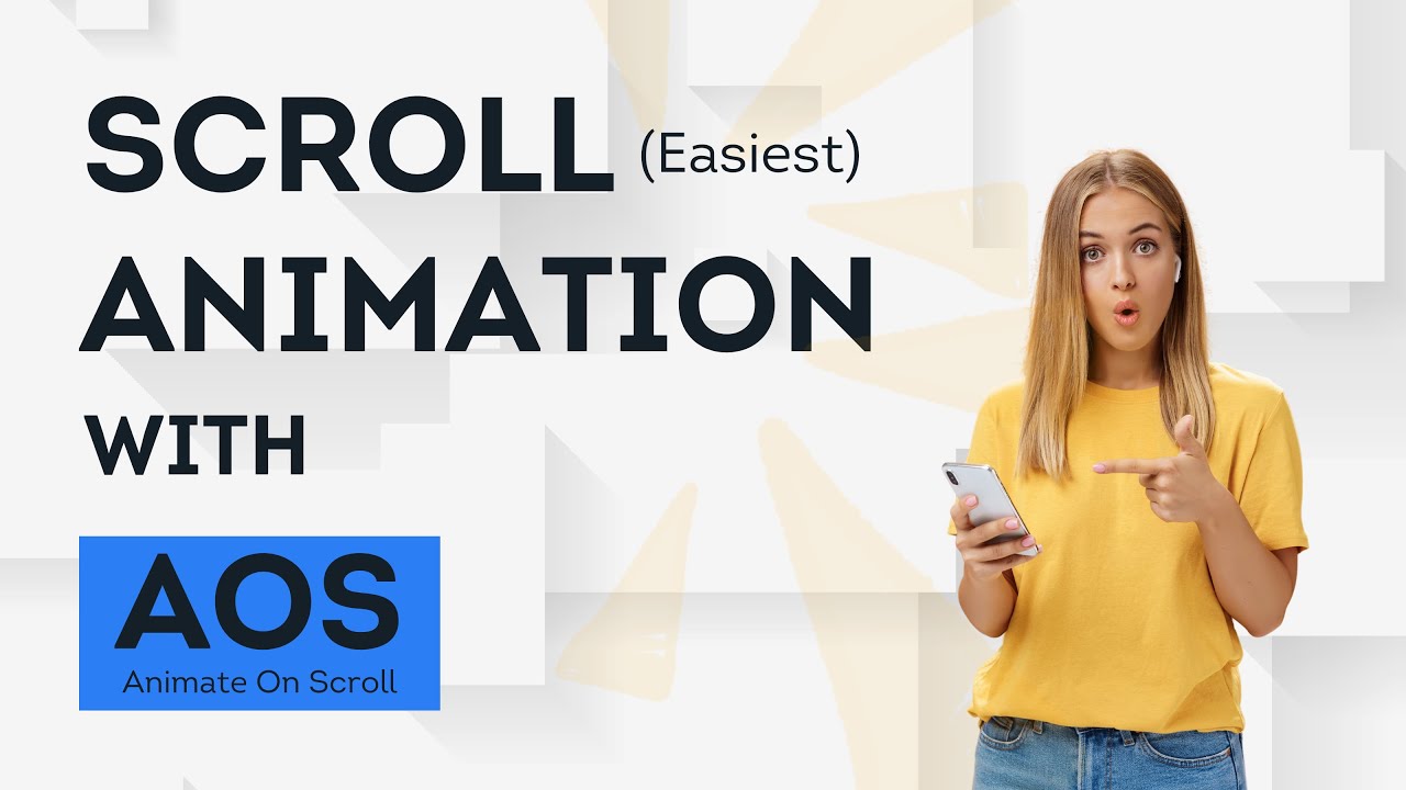 How To Animate On Scroll Aos Library In Hindi And Urdui N 2024 Youtube