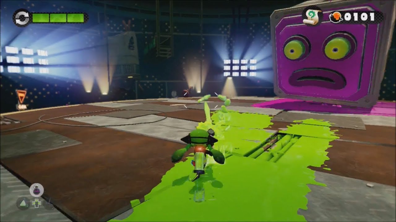 Splatoon The Mighty Octostomp Speedrun - YouTube