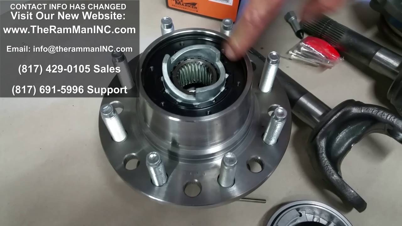 1994-2008 DODGE RAM LOCKING HUB ASSEMBLY- BY THERAMMANINC.COM - YouTube