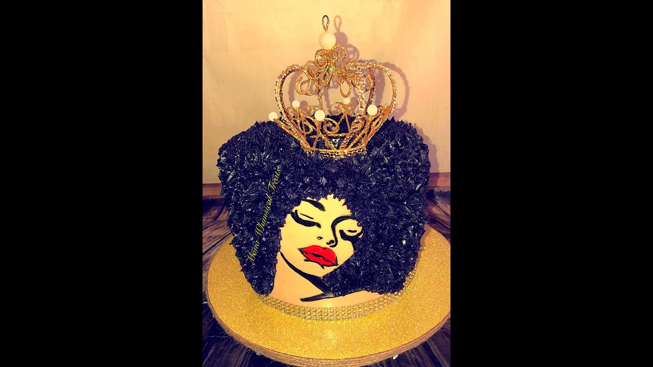 Afro Chic Cake (tutorial ) - YouTube