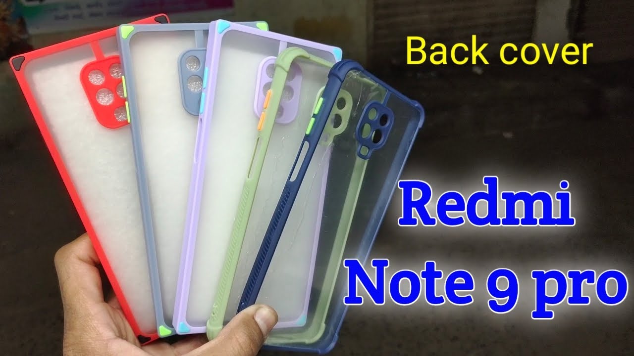 Redmi Note 9pro back cover | square smoke case | Mi note 9 pro back ...