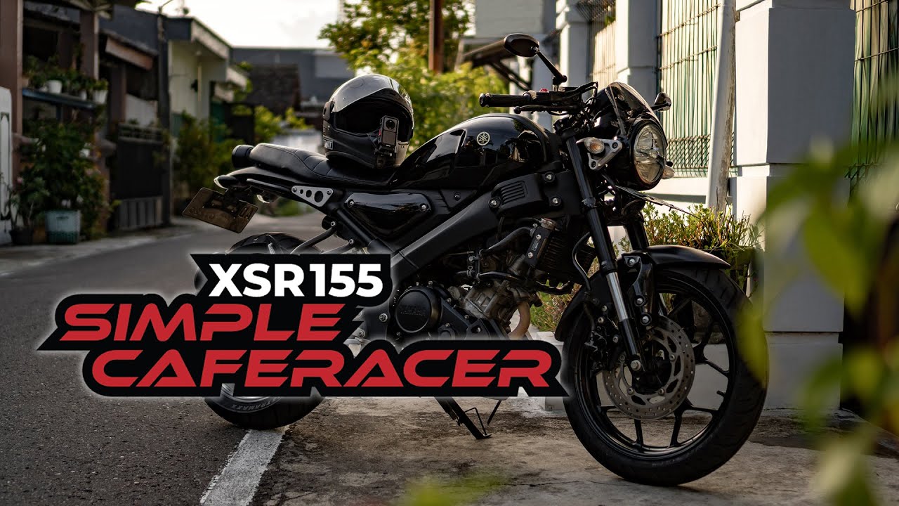 Yamaha XSR155 Modif Simple Caferacer - YouTube