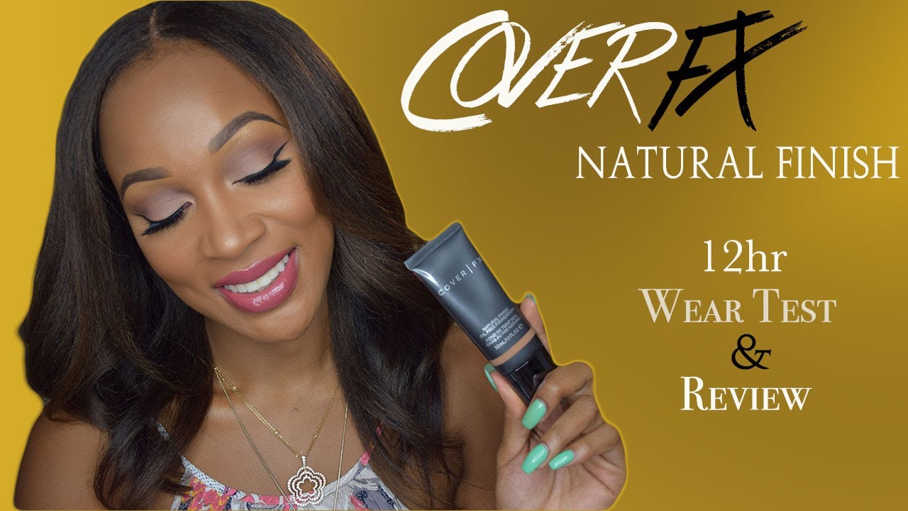 12hr Wear Test & Review - Cover fx Natural Finish Foundation (Oily Skin ...