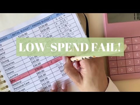 Low-spend month checkup 🌟 Quartely goals #budget #howmuchispend - YouTube