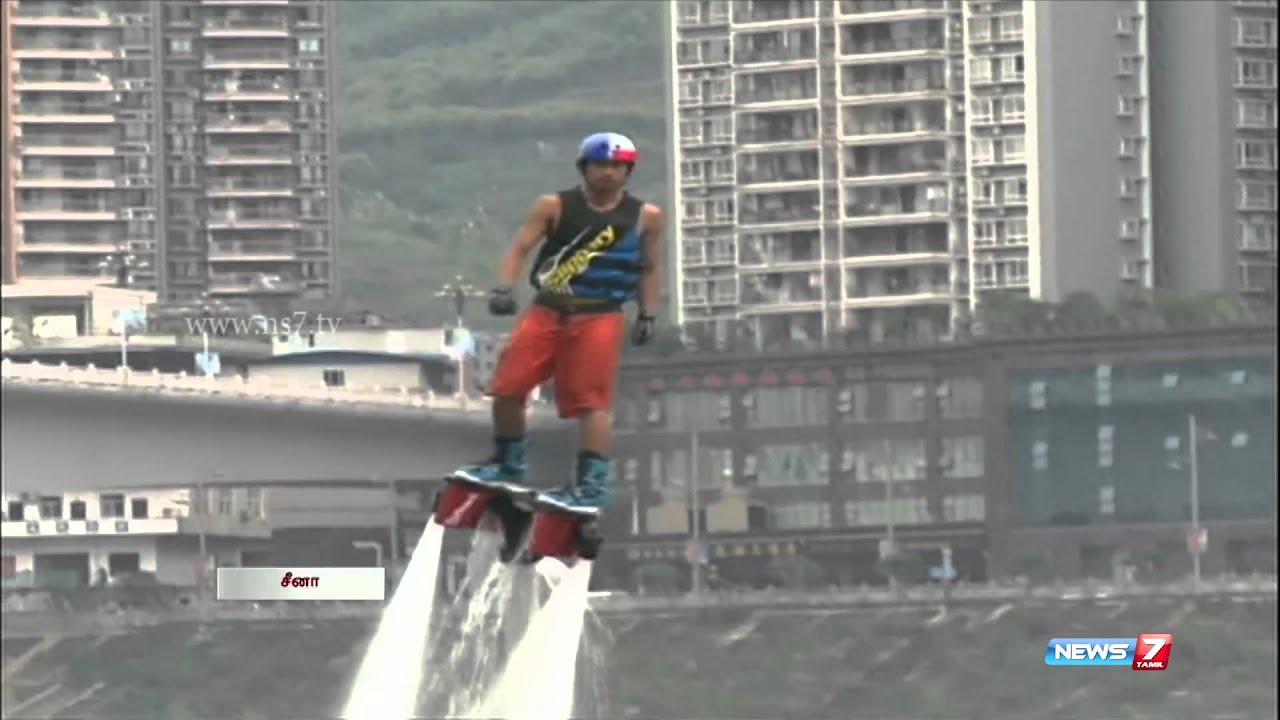 Stunning water stunts in China | World | News7 Tamil - YouTube