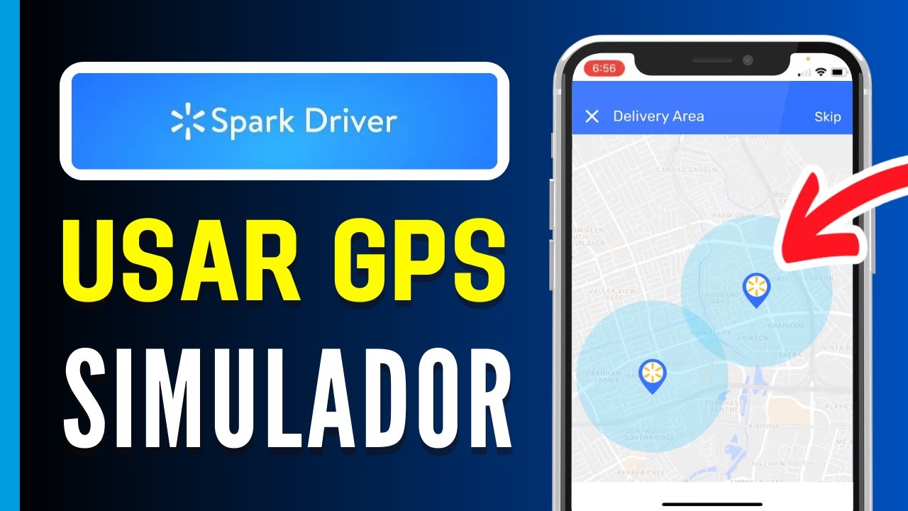 Cómo USAR el SIMULADOR de GPS para Spark Driver (Paso a Paso) - YouTube