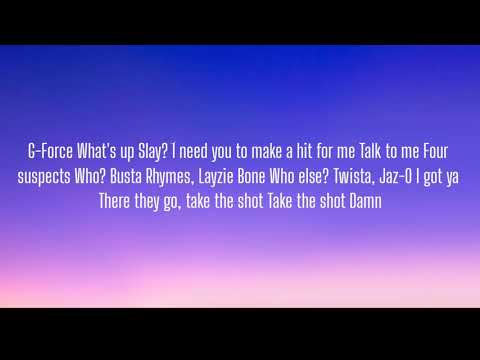 BUSTA RHYMES - 60 SECOND ASSASSINS ( LYRICS ) , TWISTA , LAYZIE BONE , JAZ -O