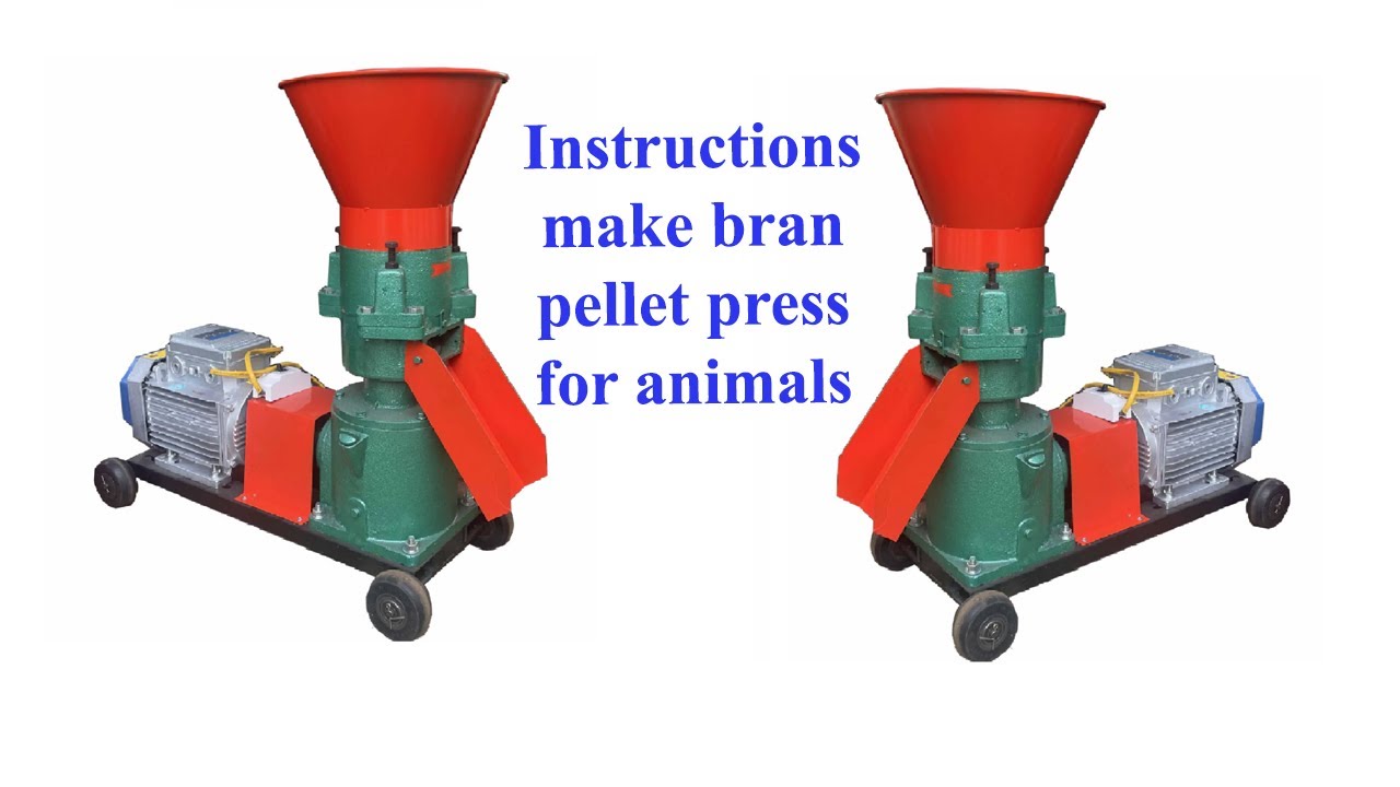 How to make mechanical pellet press part 12 - YouTube