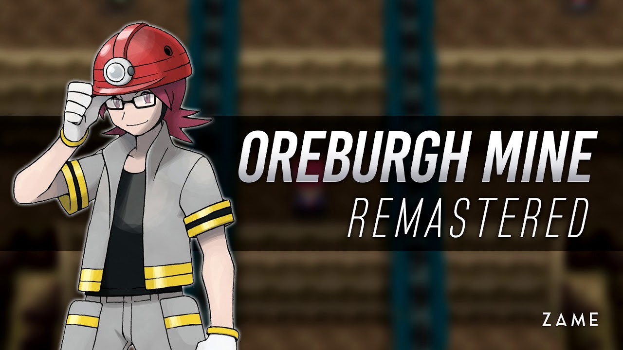 Oreburgh Mine: Remastered Pokémon Diamond, Pearl & Platinum - YouTube