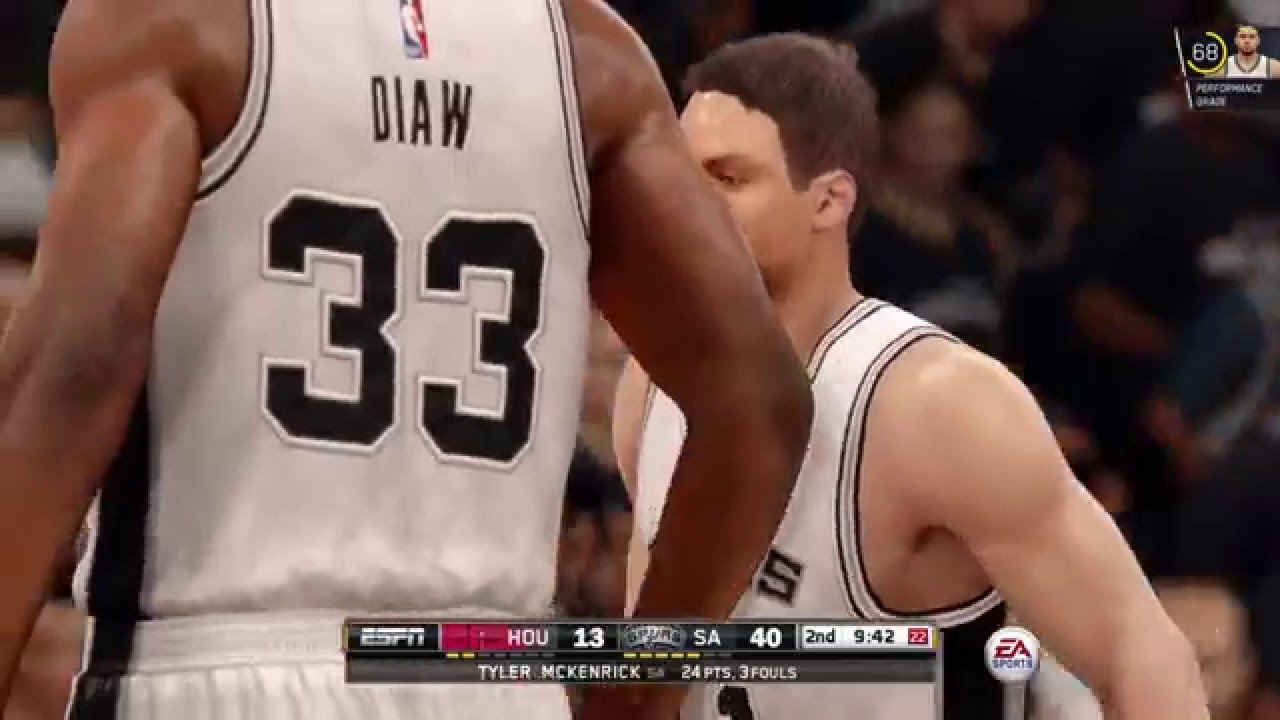 NBA LIVE 16 - 2nd season playoffs round 1 game 2 win - YouTube