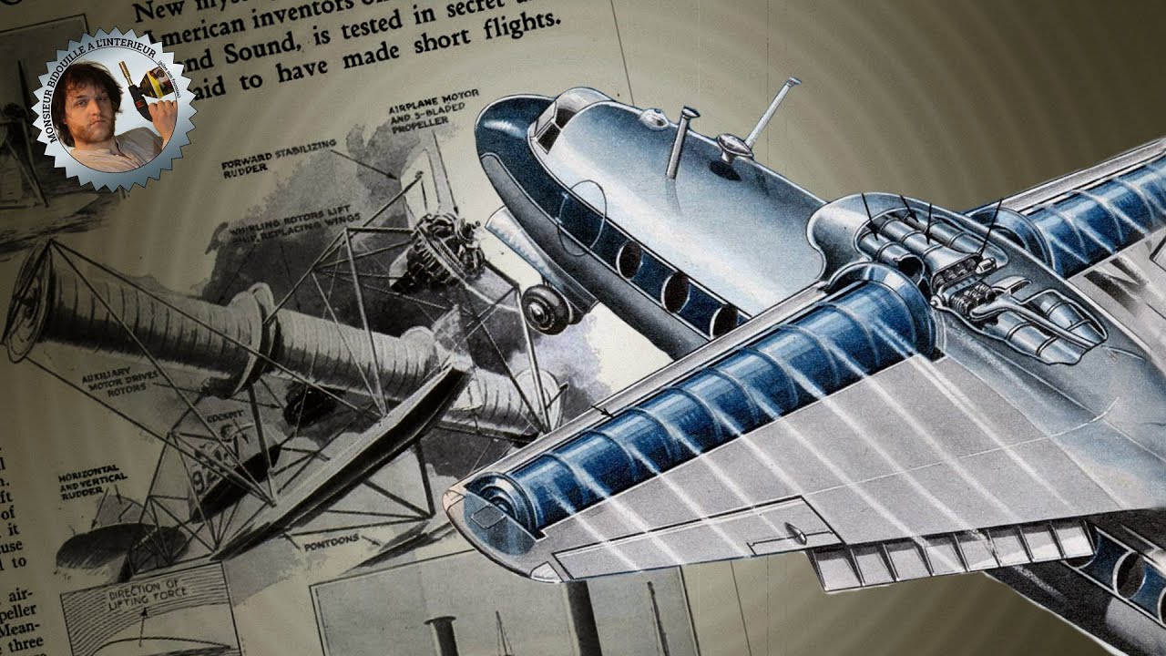 ️ Voler avec des rouleaux à la place des ailes ? Les engins à effet ...