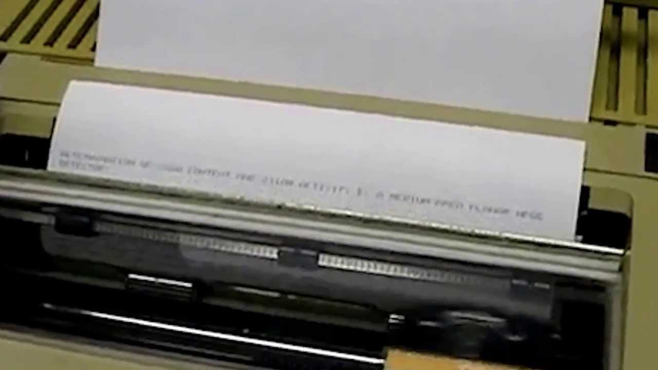 Telex Machine - YouTube