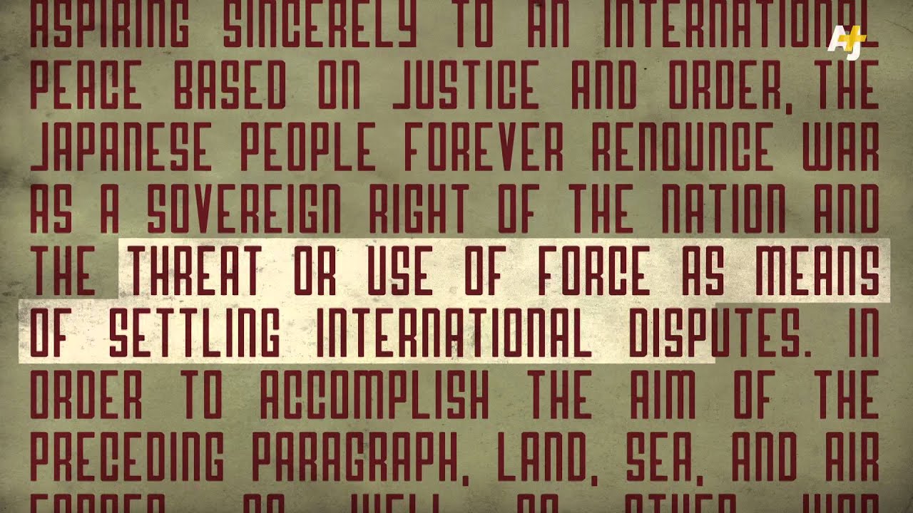 Japan's Pacifist Constitution Explained - YouTube