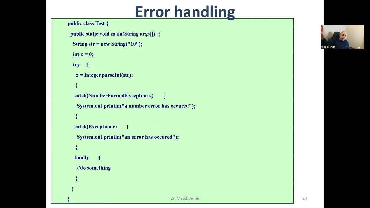 Advanced OOP with Java in Arabic| Lecture 2 Part 4 | تعليم لغة الجافا و االتصميم المستوى المتقدم ...