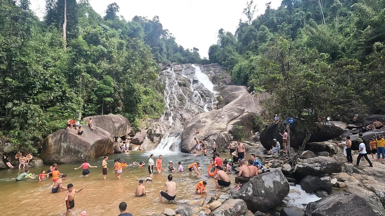 thăm quan mô hình trại cá tầm , thác ma hao lang chánh , quang huynh tv ...