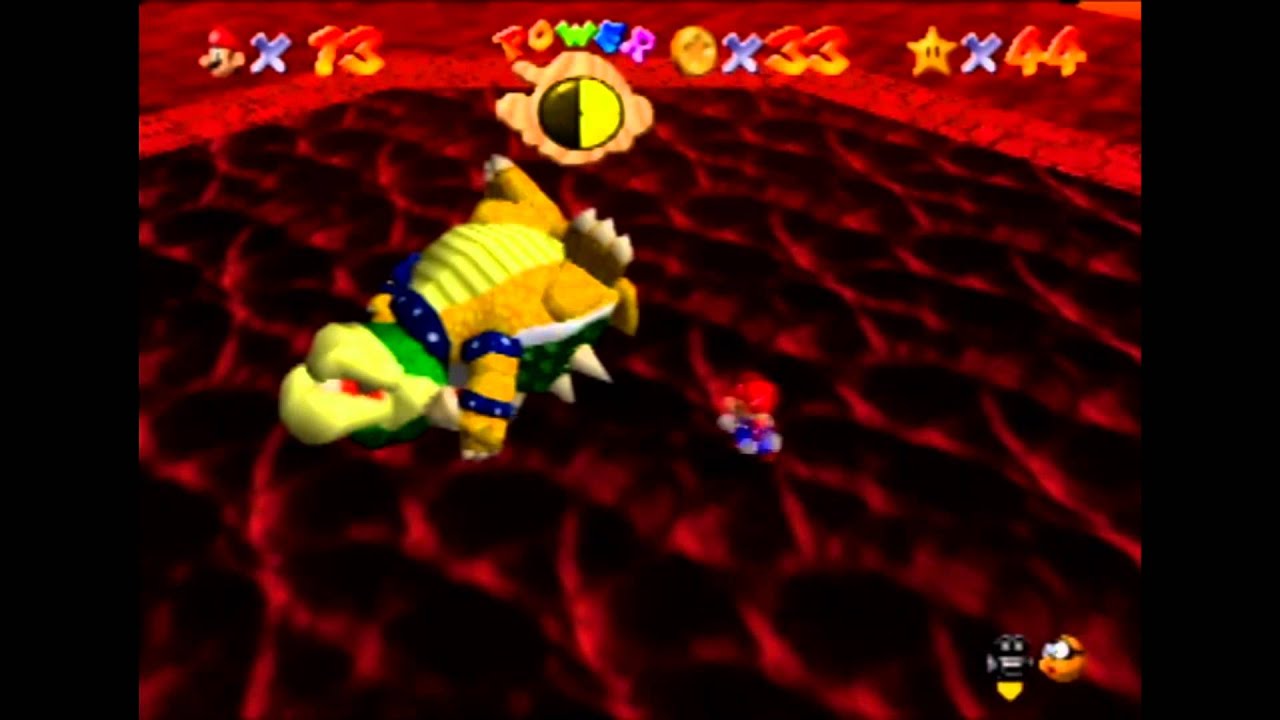 Super Mario 64 Boss # 14: Bowser (2nd Time) - YouTube