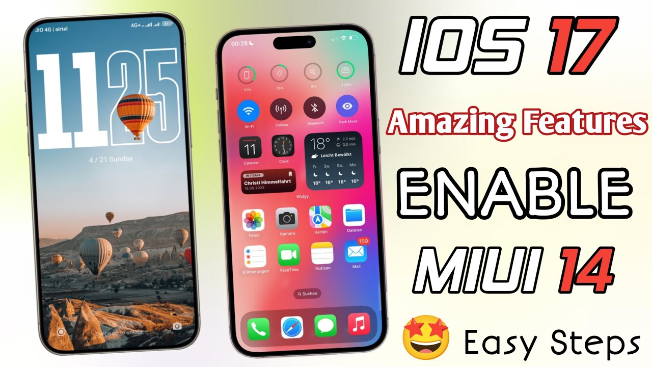 New HyperOS Themes Miui 14+HyperOS | Install Complete iOS Theme Setup ...