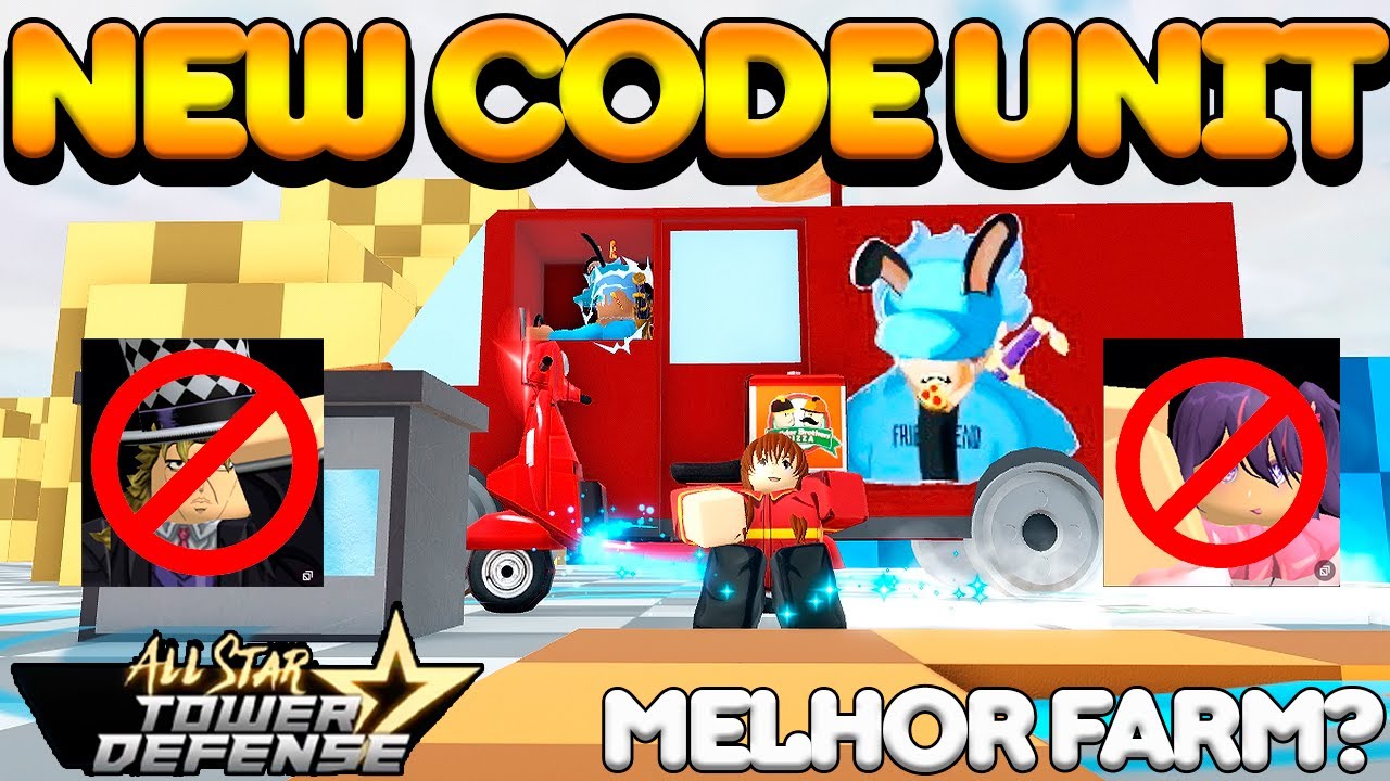 MELHOR FARM NEW CODE UNIT PIZZA GIRL ALL STAR TOWER DEFENSE - YouTube