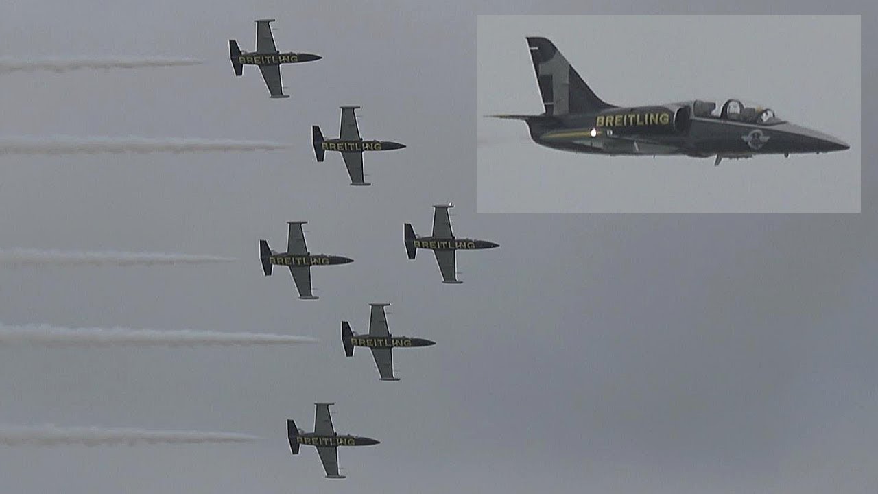 The Breitling Jet Team At Eastbourne Airshow - Close Up's - YouTube
