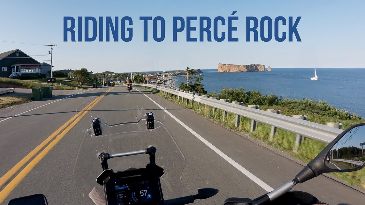 Montreal to Gaspe Motorcycle Adventure, Episode 3, Perce Rock - YouTube