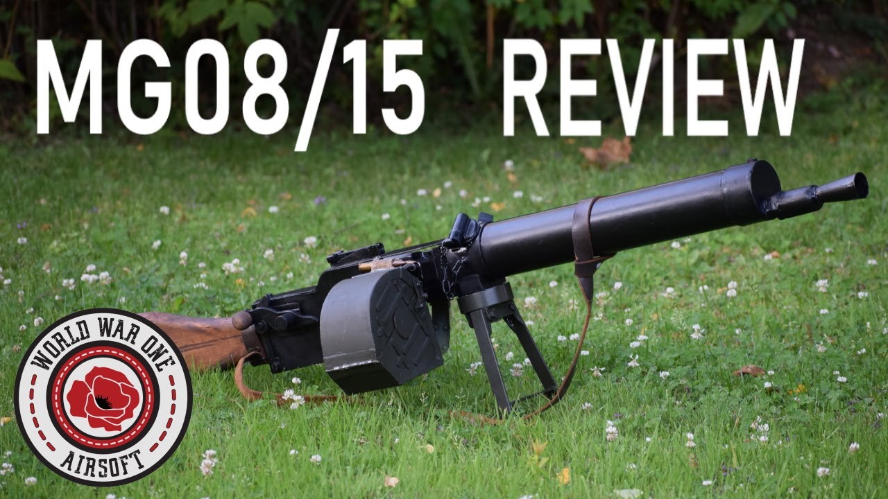 Airsoft | Mg08/15 Review! - YouTube