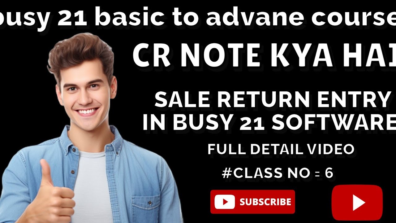 #trending GST sale return (CR note)entry in busy 21!! busy 21 me sale ...
