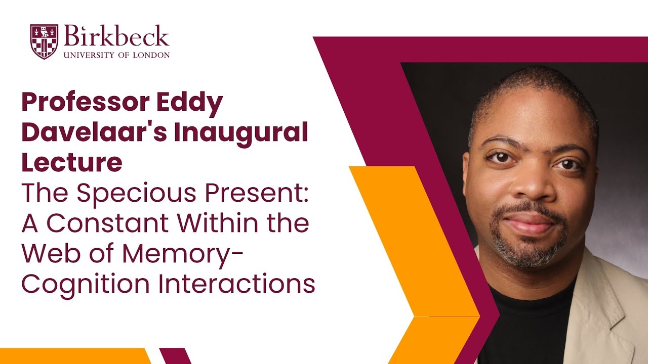 Professor Eddy Davelaar's Inaugural Lecture - 3 June 2025 - YouTube