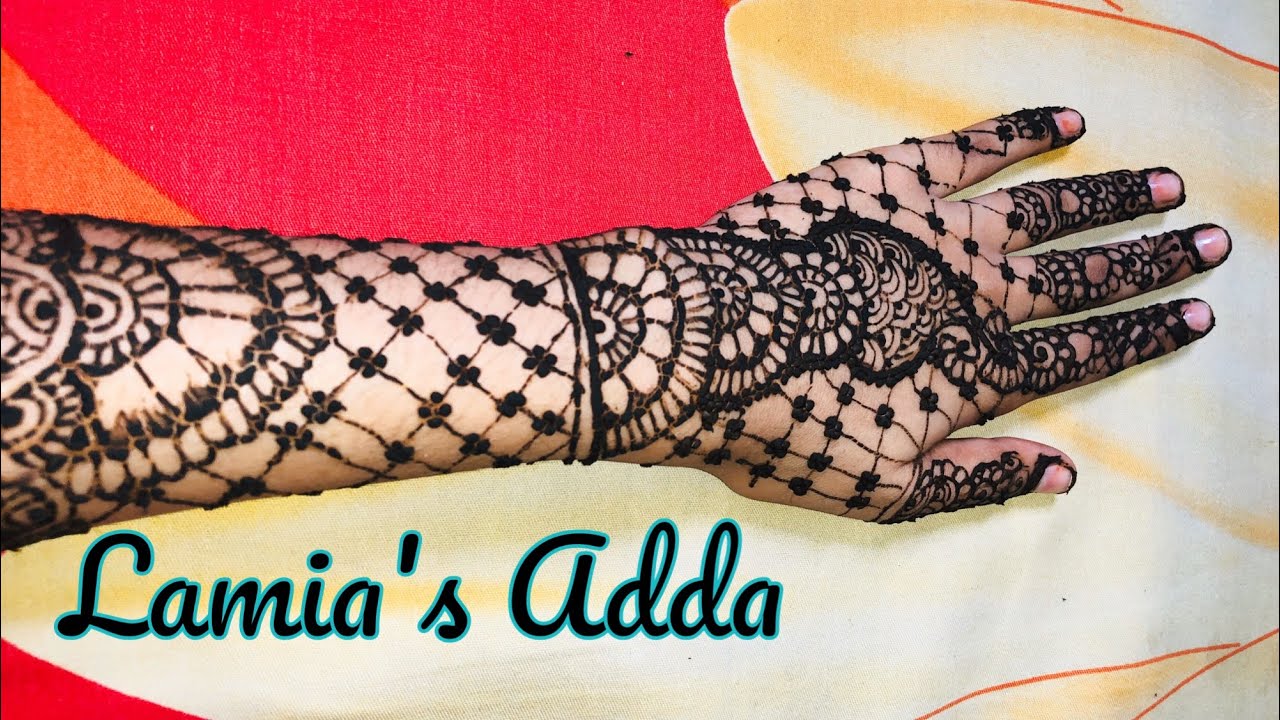 Simple & Fashionable Mahedi Design Tutorial..😍 - YouTube