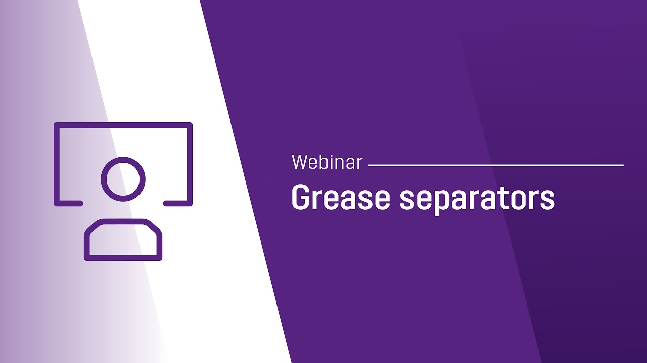 Webinar – Grease seperators - YouTube