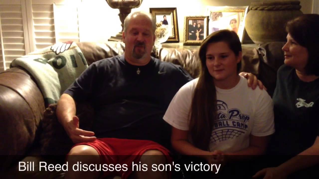 Patrick Reed's family on his PGA Tour victory - YouTube