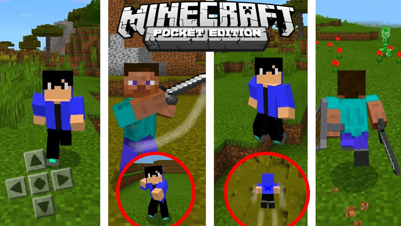 [ ATUALIZAÇÃO ] NOVAS ANIMAÇÕES PARA O MINECRAFT PE *Igual o Mod de Pc ...