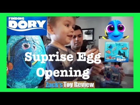 Opening Finding Dory Surprise Egg Finding Dory Disney Pixar Nemo Kinder ...
