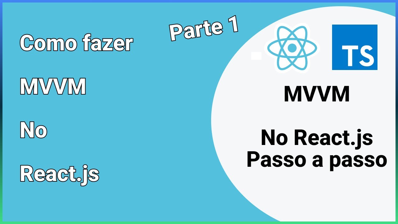 Como Fazer MVVM No REACT.JS Estrutura De Projeto PART1 - YouTube