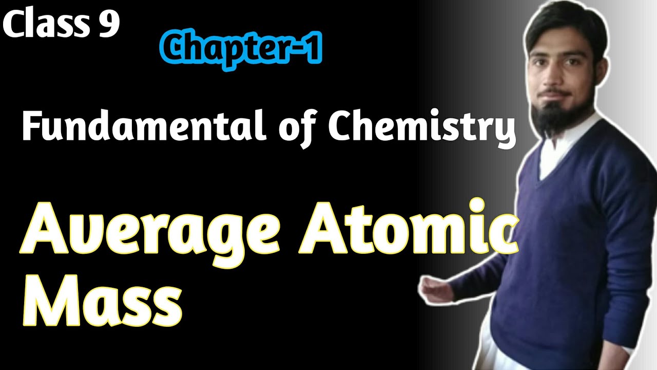 Average atomic mass||class-9th|Matric||chemistry-Lec-8/Matric part 1 ...