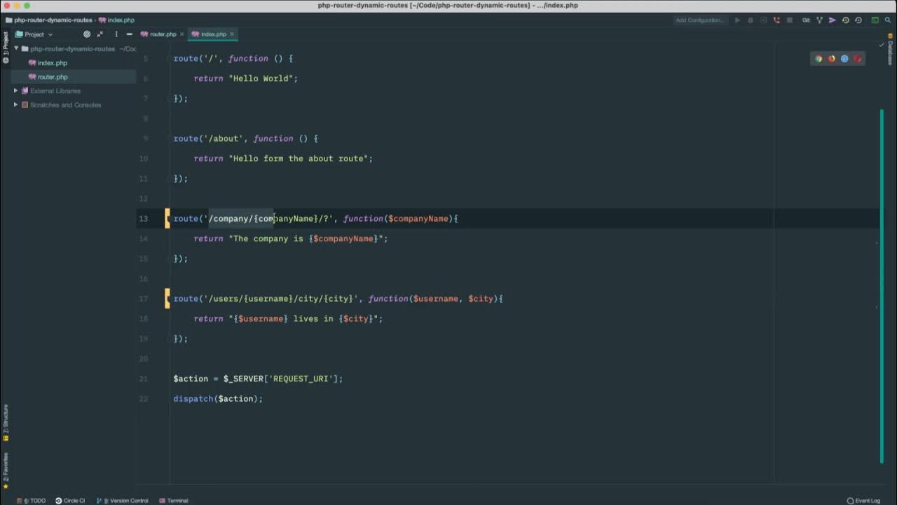 Create your own PHP Router the simplest possible way - Episode 3 - Named URL Segments - YouTube