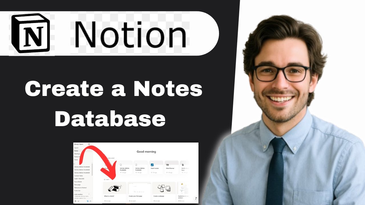 How to create a notes database in Notion (full guide) - YouTube