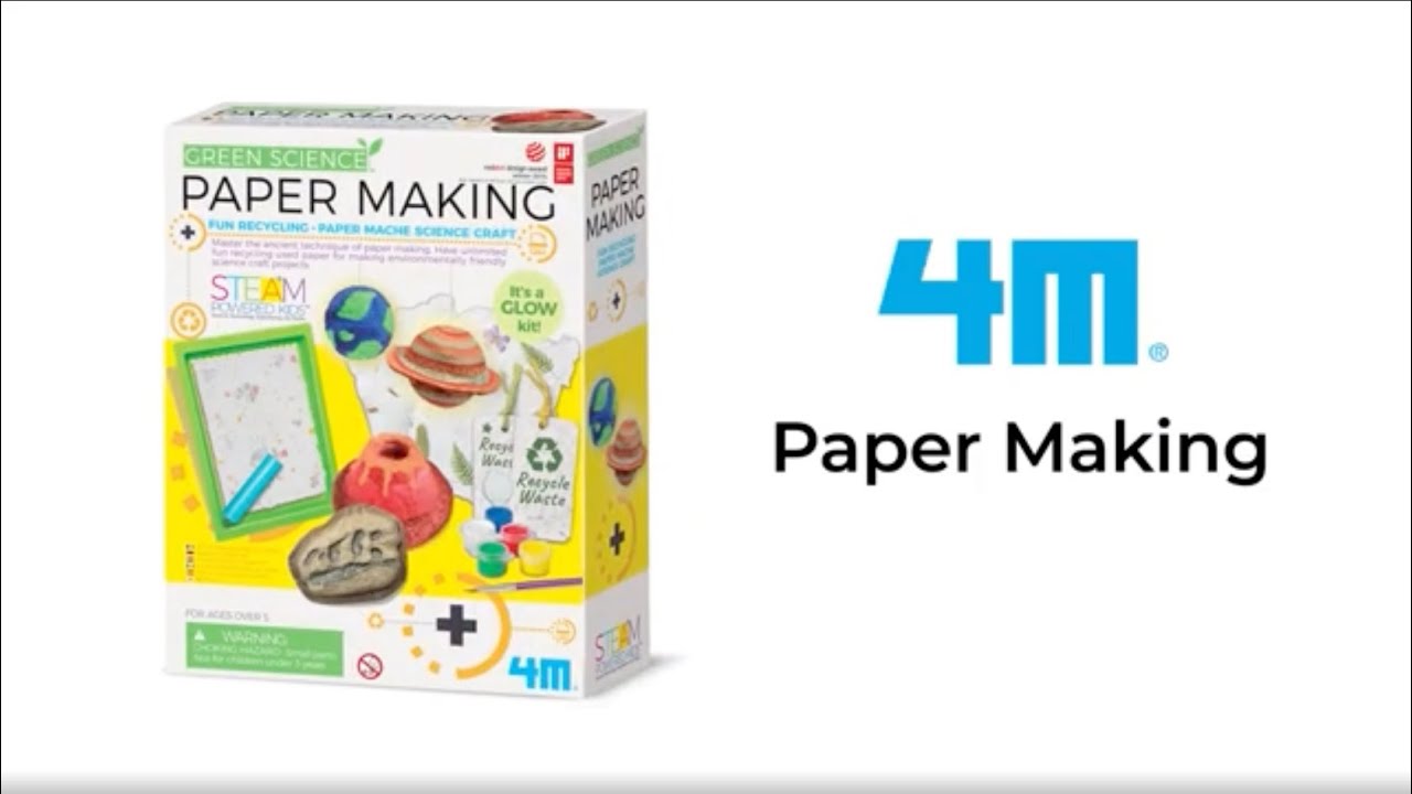 Green Science PAPER MAKING - YouTube