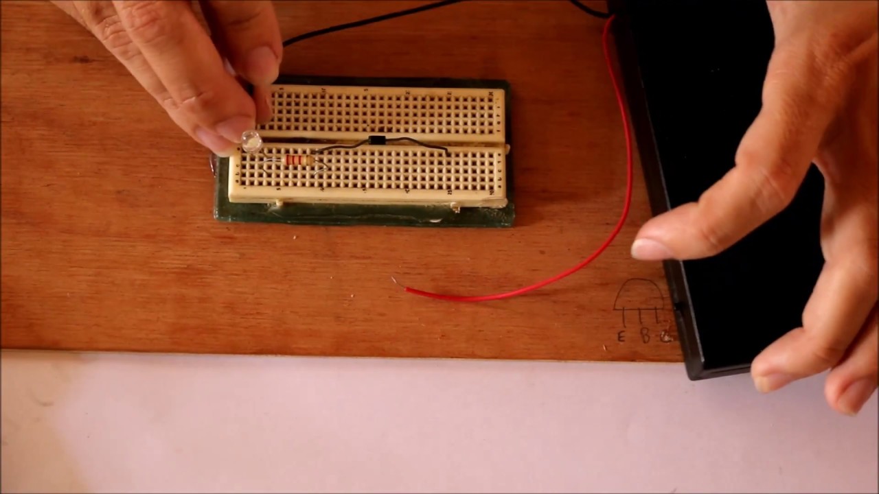 Electronica para todos Como funciona diodo con LED = Protoboard 5 - YouTube