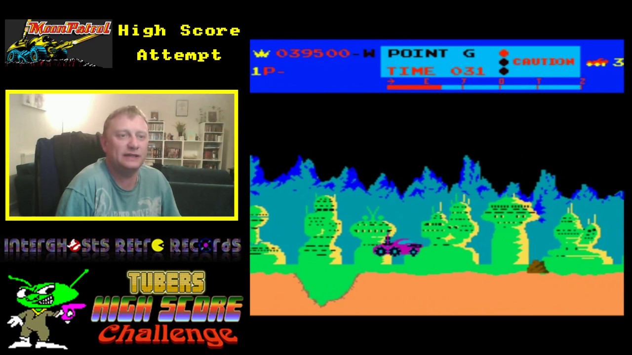 Retro Records - Moon Patrol [Arcade] & Moon Buggy [Amstrad CPC] - YouTube