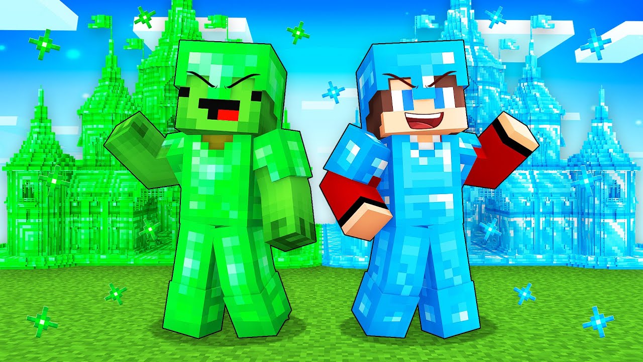Mikey EMERALD King vs JJ DIAMOND King Survival Battle in Minecraft ...