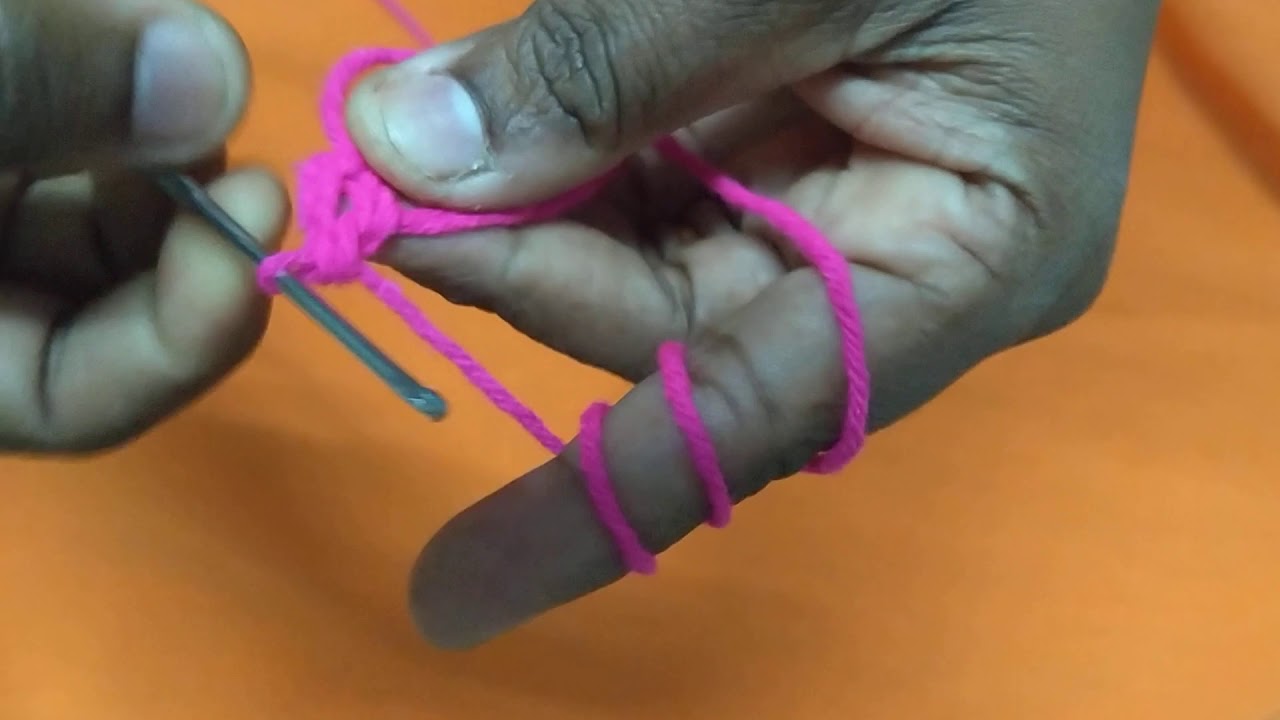 Hand embroidery: chrocet Tips for magic circle - YouTube