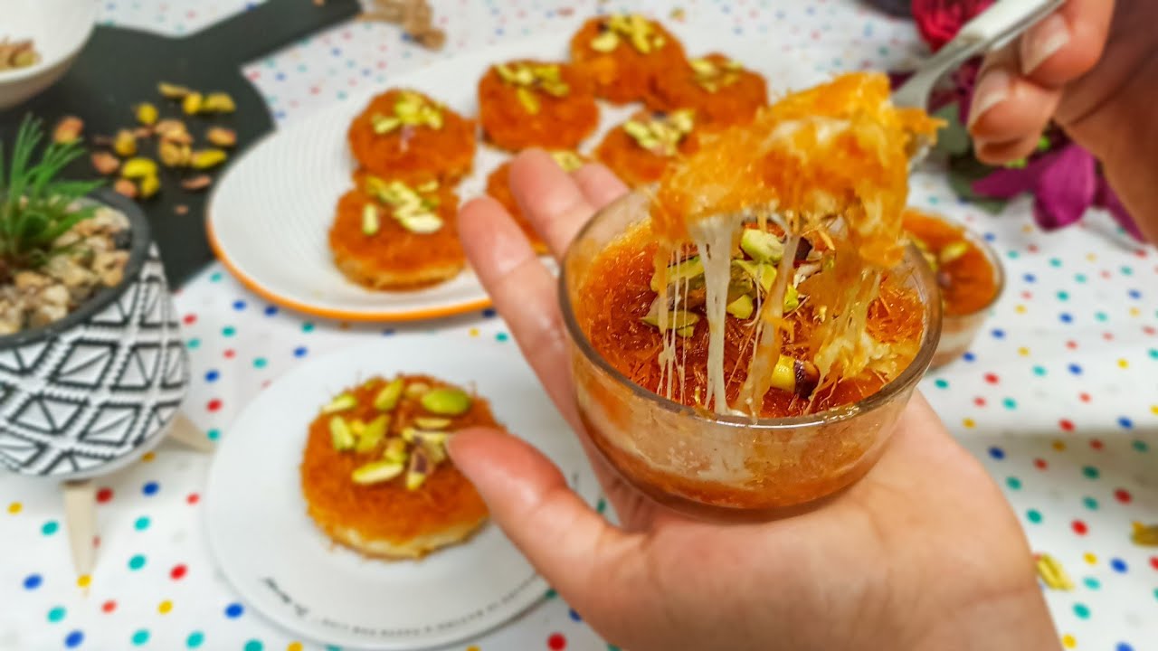 Vermicelli Kunafa in microwave | How to make kunefe in microwave - YouTube