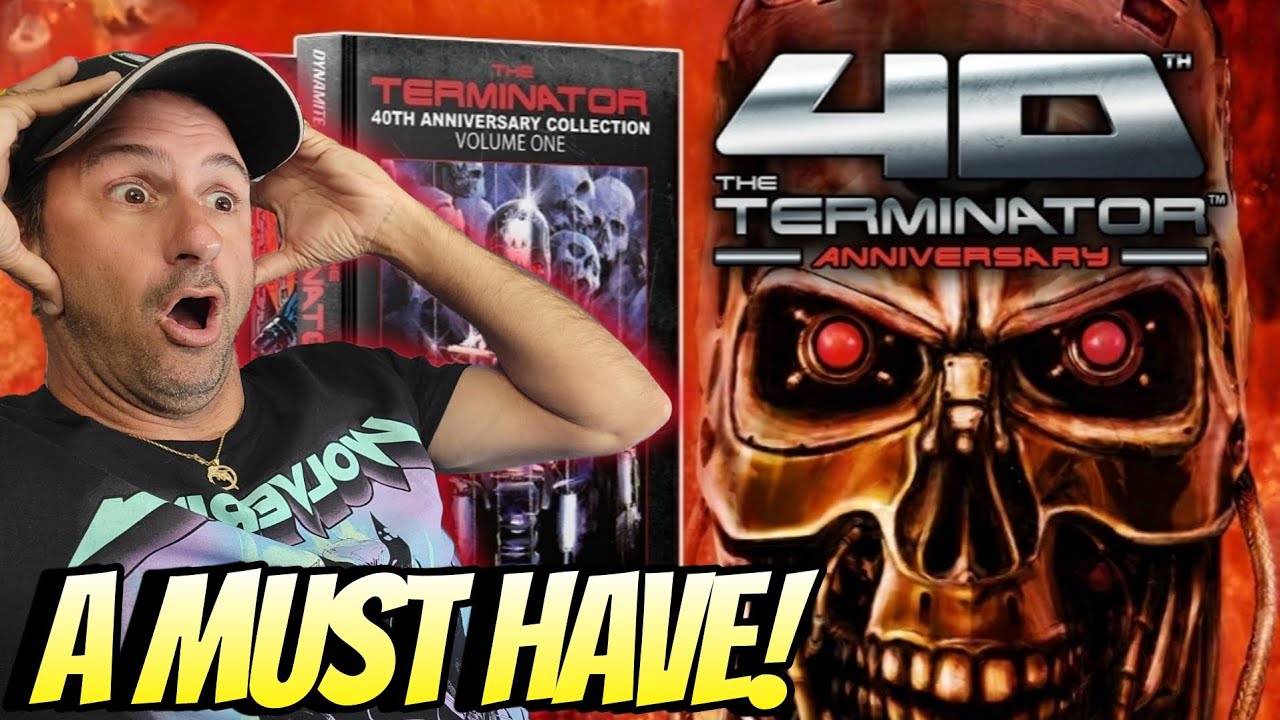 The 40th Anniversary Of The Terminator! A Must Have For Your Comic Book ...