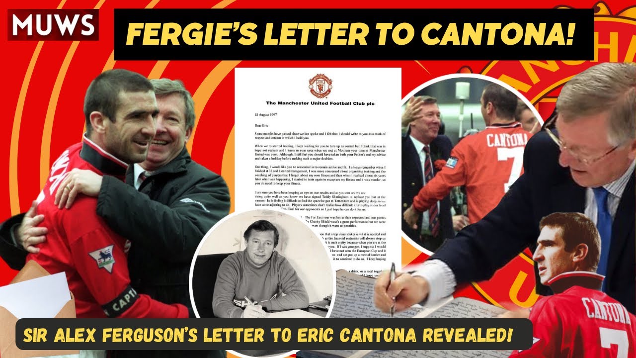 Sir Alex Ferguson's Letter to Cantona - REVEALED! - YouTube