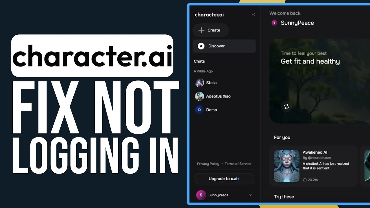 How To Fix Character AI Not Logging In | Character.ai Sign Up Problem ...